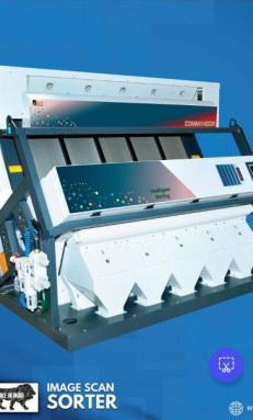 Smooth Electric Steel 1400kg Colour Sortex Machine, Certification : Iso ...