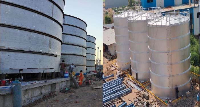 Coated Stainless Steel Formaldehyde Vertical Storage Tank at Best Price ...