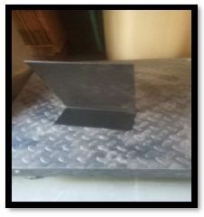 Grey Square Mild Steel L Shape Stand, Style : Modern at Rs 365 in ...
