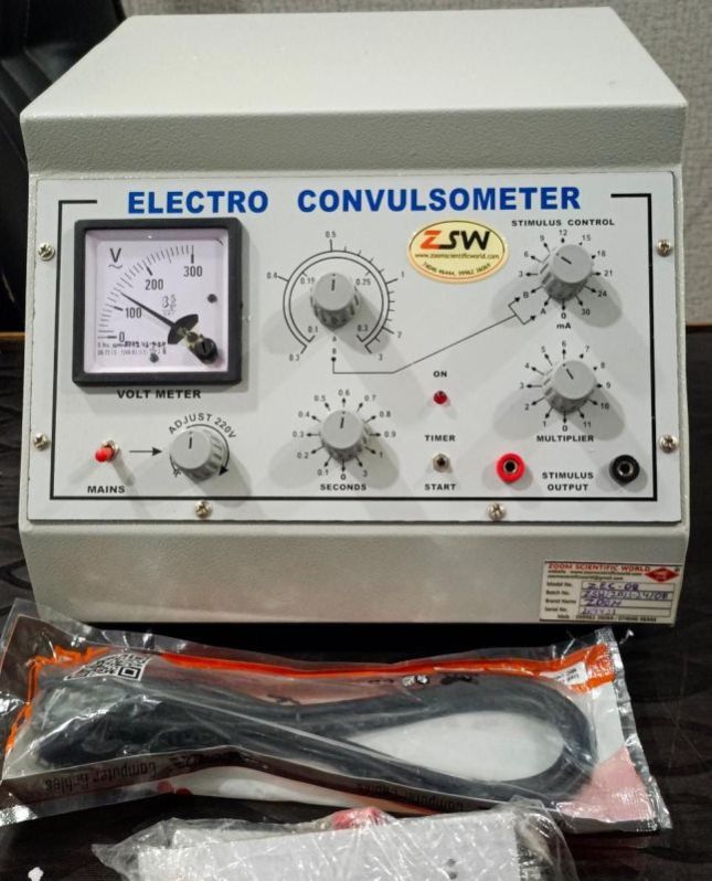 Zoom White 220V Automatic Electric Metal Electro Convulsiometer, for ...