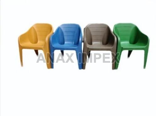Anax Impex Square Polished Plastic Box Chair, for Tutions, Home, Garden ...