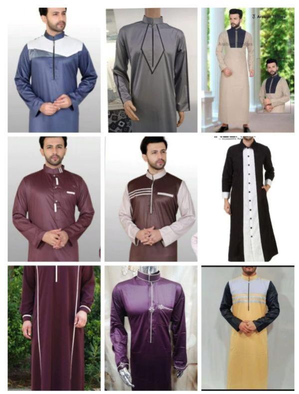 Pure Polyester All Colours Jubba, Gender : Male, Feature : Impeccable ...