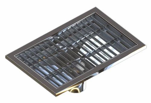 Stainless Steel Rectangular Floor Grating at Rs 1,800 / Piece in Pune ...