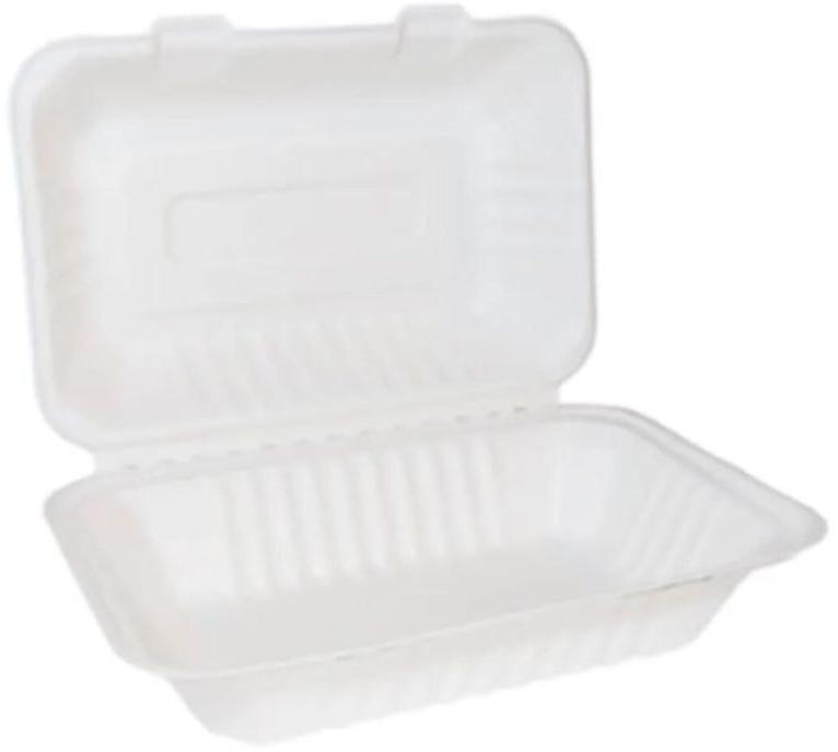 9 x 6 Inch Clamshell Box, for Food Packaging, Color : White at Best ...