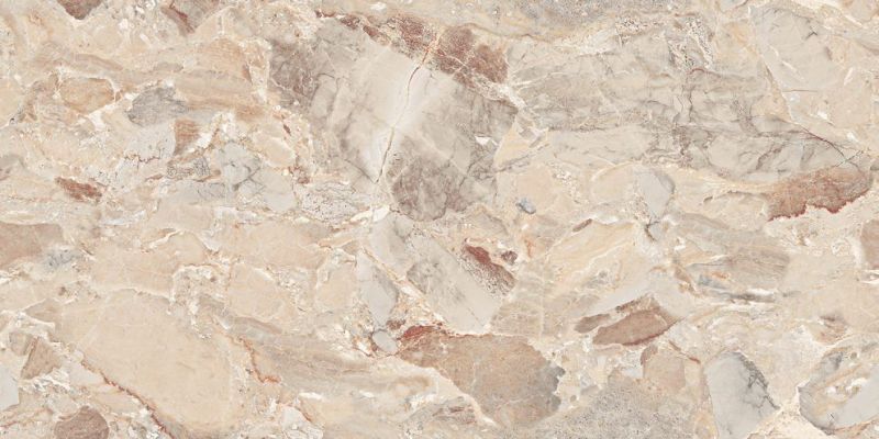 Breccia Pebbles Endless Series Vitrified Tile Size 60x120cm Shape