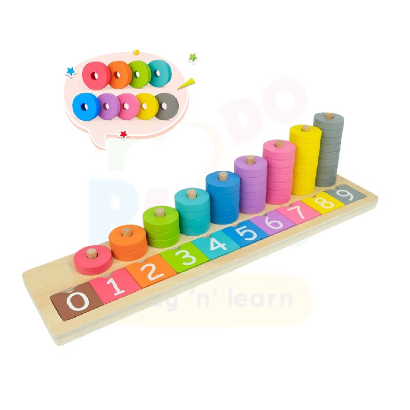 Stacking Ring And Counting Block, For Learning, Feature : Easy To Play ...