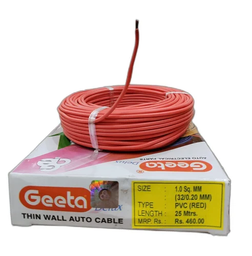 Red Auto Electrical Cable - Geeta Auto Electricals