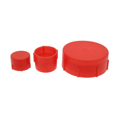 Red Plastic Threaded End Cap - Shree Anand Enterprises, Faridabad, Haryana