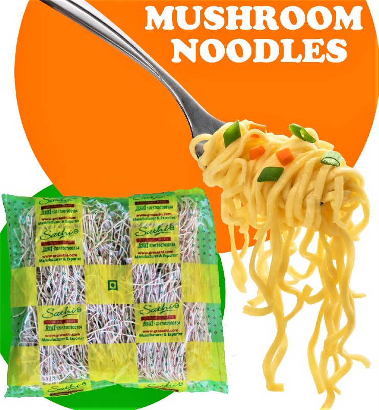 Sathi noodles (mushroom based), Packaging Type : Plastic Packet ...