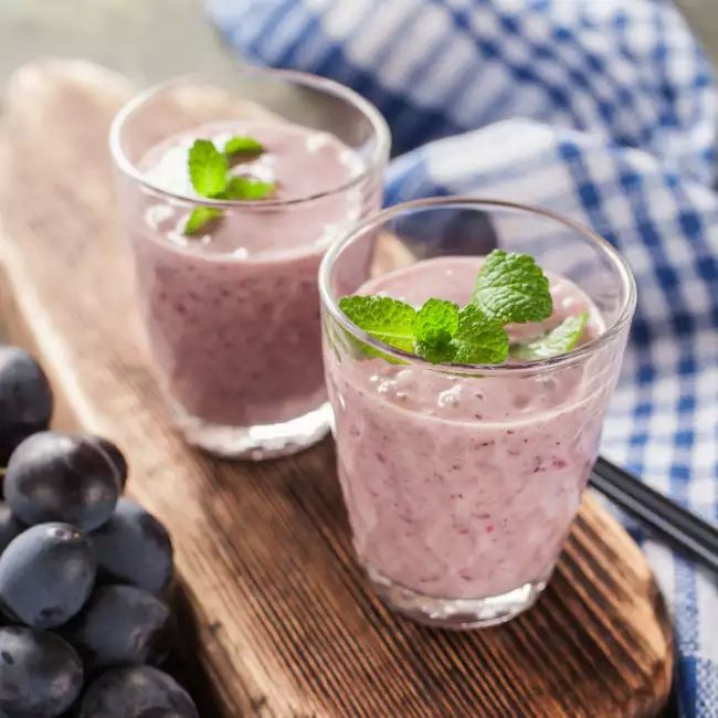 Black Grapes Milk Shake, Certification : FSSAI Certified, Feature ...