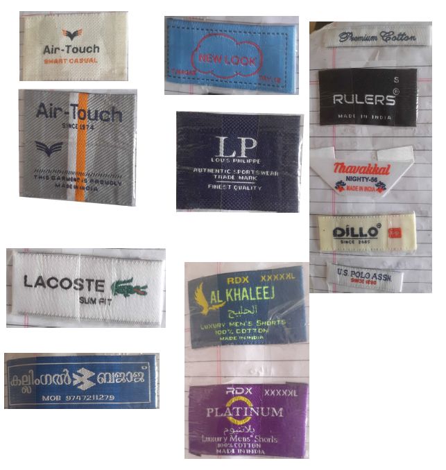 Shirt Labels at Best Price in Tirupur | Dhriti Enterprises