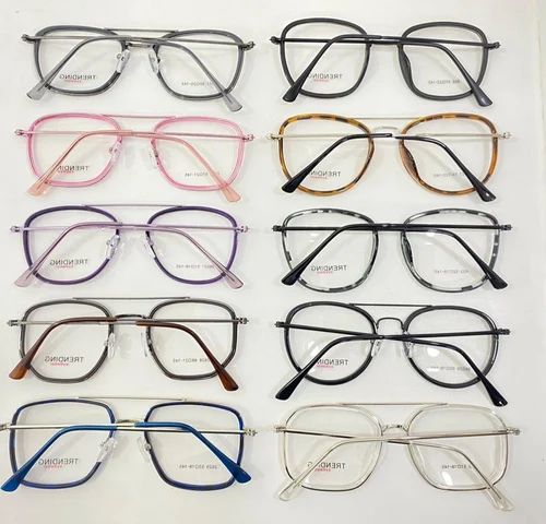 Trending Metal Spectacle Frame, Shape : Oval - Looks Fashion Company, Delhi