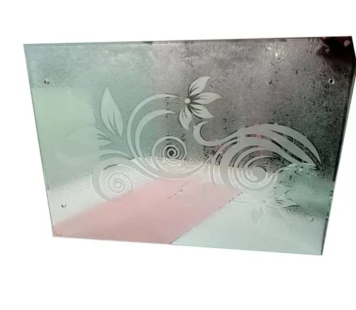 Acid Crystal Glass, Shape : Rectangular, Square - Om Glass Traders