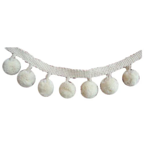 Pom Pom Lace at Rs 100 / Meter in Delhi | Tassels India