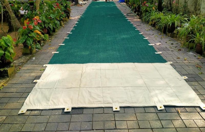 Green coir cricket matting, Feature : Perfect Finish, Good Designs ...
