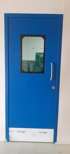 GI powder coated Gmp Clean Room Doors - Welkin Cleanroom Solution ...