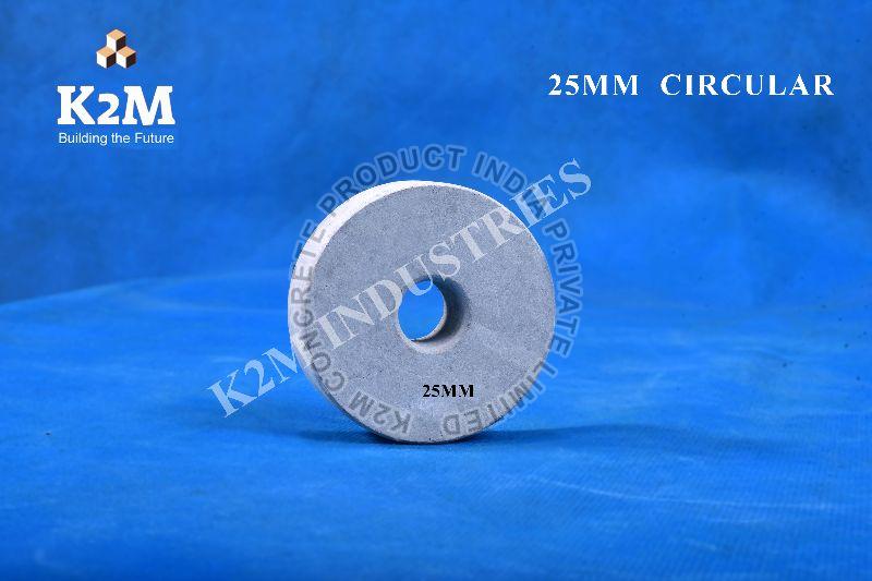 25mm Circular Concrete Cover Blocks, Shape : Round - K2M Concrete ...
