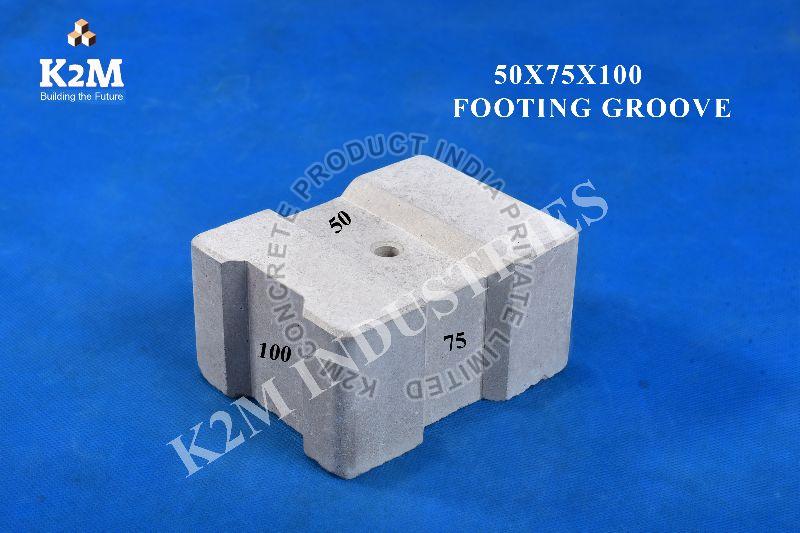 50 x 75 x 100mm Groove Footing Concrete Cover Blocks at Best Price in ...