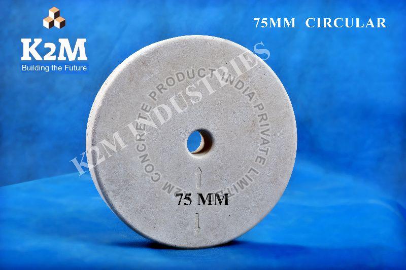75mm Circular Concrete Cover Blocks, Feature : Optimum Strength, Shape ...