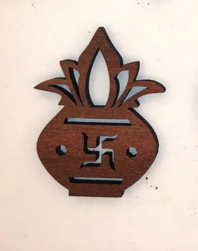 Manufacturer of Wooden Kalash Religious Craft & Diwali Sticker | crazy ...