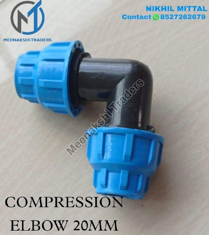 Non Coated Plastic 20mm Pp Compression Elbow, Feature : Shocked ...