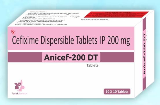 Cefixime 200mg Dispersable Tablet, for Hospital, Grade Standard ...