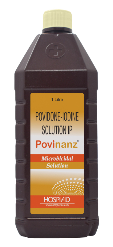 Povinanz Povidone Iodine Microbicidal Solution, for Hospital, Packaging ...