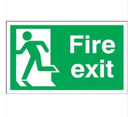 Square Exit Luminescent Signs, Color : Green - Amba Chem, Delhi