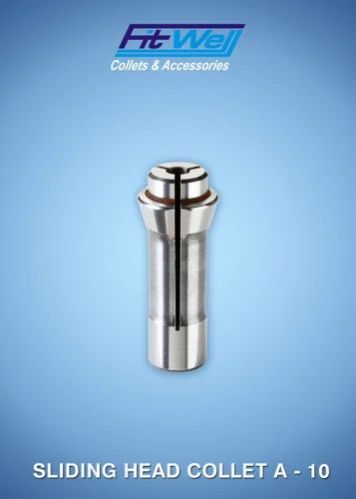 A - 10 Sliding Head Collet, for Machine, Color : Silver at Rs 400 ...