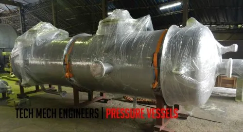 Stainless Steel Industrial Process Vessels, Length : 12meters, Color ...