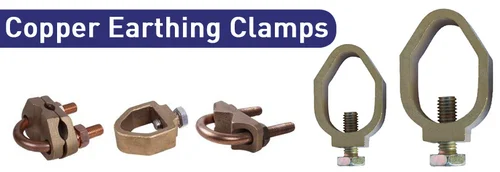 Copper Earthing Clamps - Gravin Earthing & Lightning Protection System ...