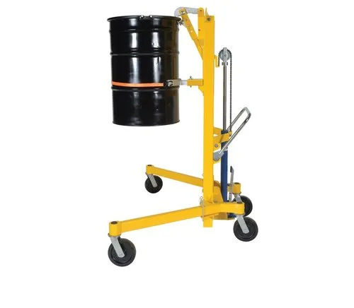 Manual Drum Stacker, Body Material:MS - Rudra Equipment, Ahmedabad, Gujarat