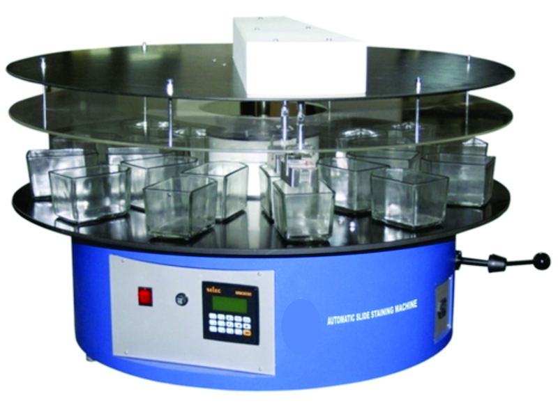 Automated SLIDE STAINING MACHINE, Certification : CE Certified, ISO ...