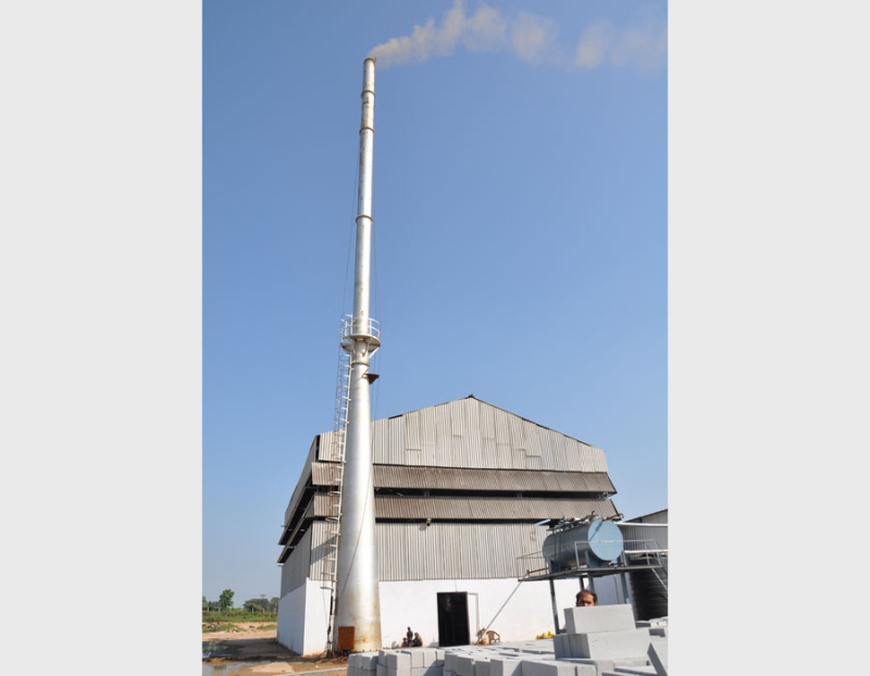 Polished Metal Industrial Chimney - Metal Fab Engineers, Surat, Gujarat