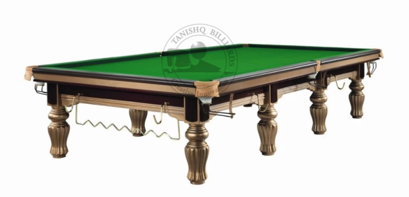 Brown Rectangular Wood Polished strachan billiards table, for Playing ...