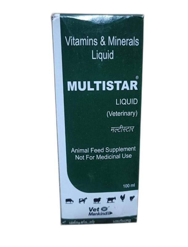 Multistar Veterinary Liquid, Packaging Size : 100ml - Dhanlaxmi Distributers, Mahesana, Gujarat