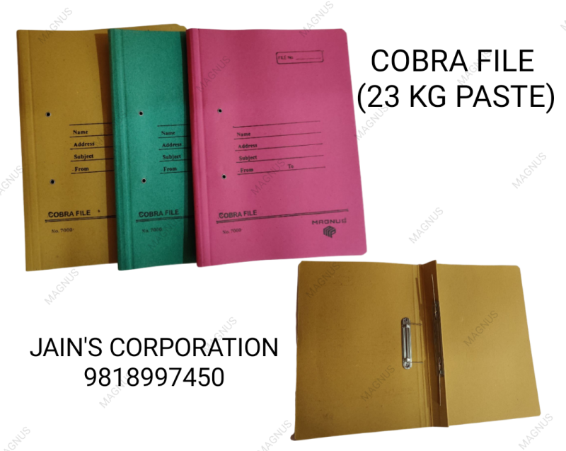 Rectangle Paper Board Cobra Files, for Office, School, Pattern : Plain ...