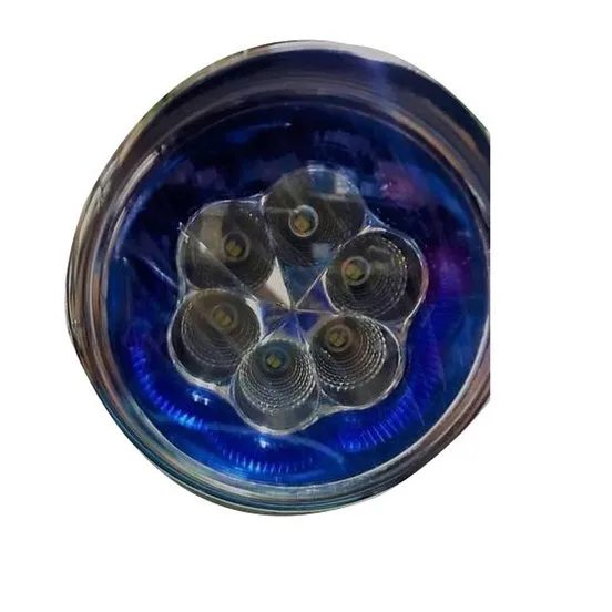 Round E Rickshaw LED Head Light, Lighting Color : Cool White, Voltage ...