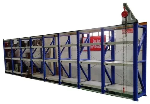 Rectangular Mild Steel Polished Supermarket Display Rack, Size : 7 Feet ...