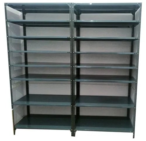Mild Steel Polished Warehouse Slotted Angle Rack, Width : 10 Feet ...