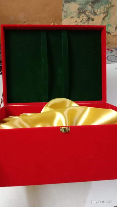 Wood Box Fabric Pasting, For Storing Jewelry, Cosmetics Items, Style ...