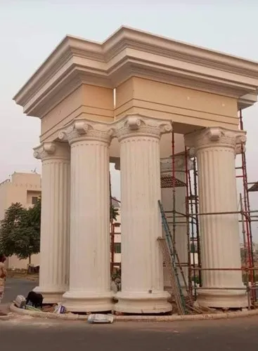 Carved GRC Column, for Buildings, Decoration, Feature : Durable, Easy ...