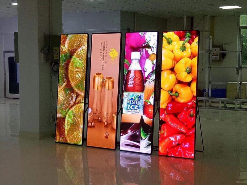Rectangular Standee Digital LED Display, for Railway Station, Malls ...