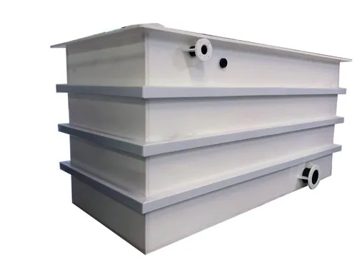 White Rectangular Polypropylene Tank at Rs 35,000 / Piece in Nangloi ...