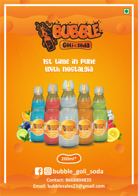 Goli soda & flavored soda Manufacturer | Bubble Goli Soda, Pune