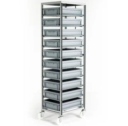 Tray Rack Trolley, Capacity : 50-100kgs, Features : Precisely Design ...