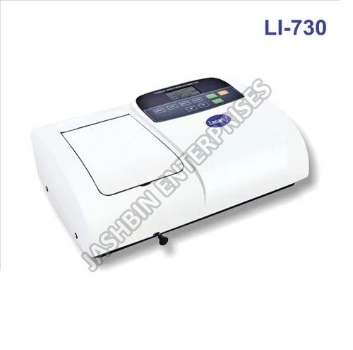 Microprocessor Single Beam Visible Spectrophotometer With Software At