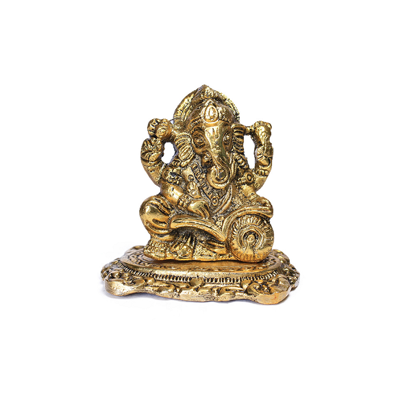 Golden Alluminium Ganesha Idol at Best Price in Jaipur | Rajasthan ...