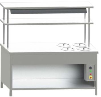 Stainless Steel Chef Service Counter, for Hotel, Restaurant, Feature ...