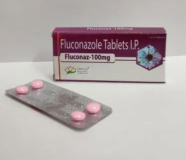 Fluconaz 100mg Tablets, for Fungal Infection Problems, Clinical ...